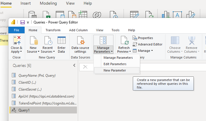 Power BI Data Target