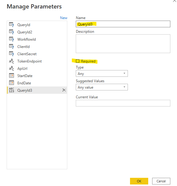 Power BI Data Target