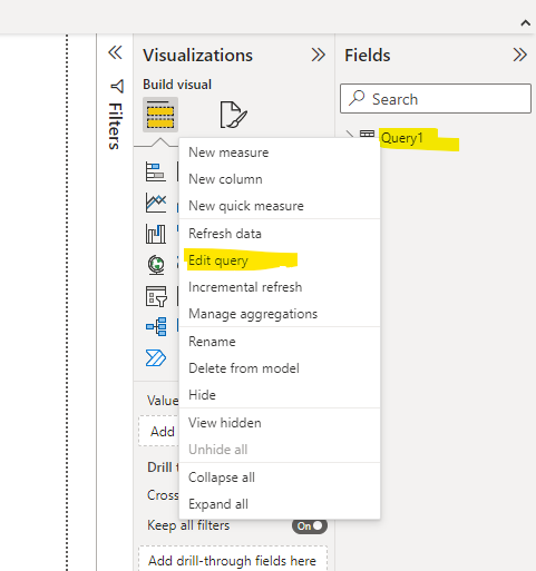Power BI Data Target