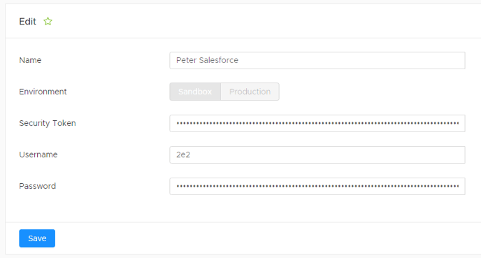 Salesforce Credentials