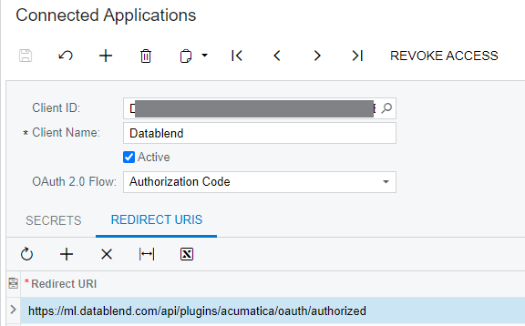 Acumatica Credentials