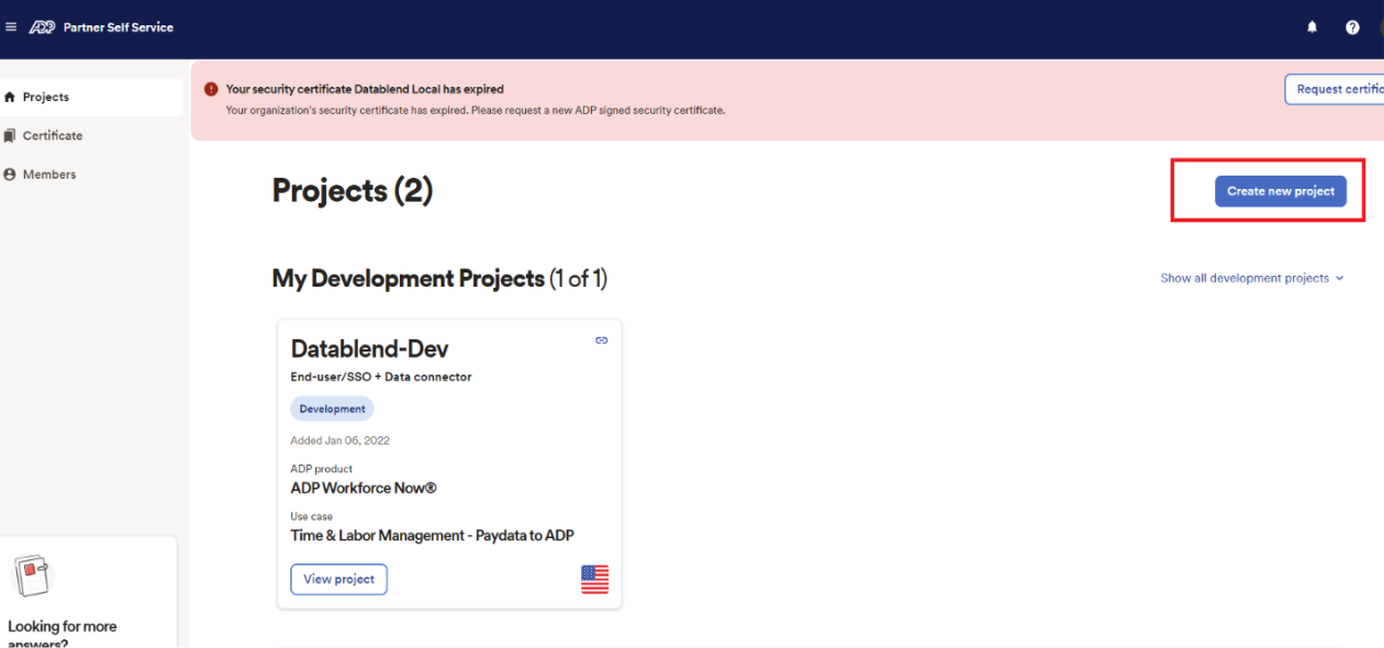 ADP Workforce Now (WFN) Credentials